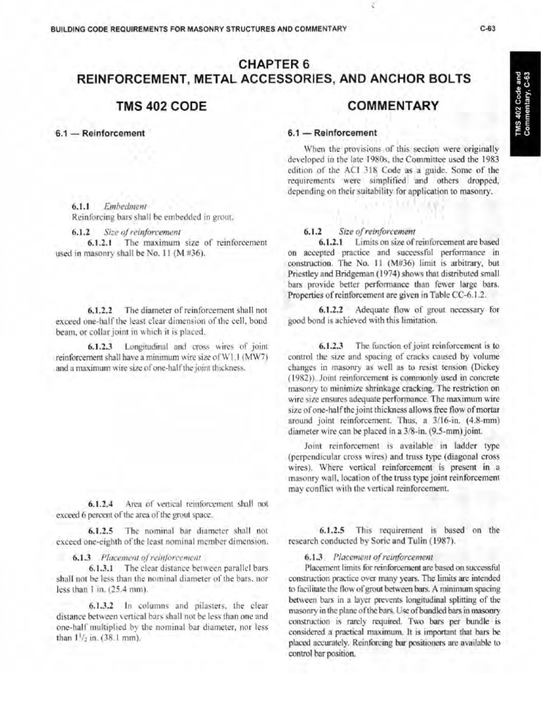 TMS 402 - Chapter 6 PDF | PDF | Strength Of Materials | Yield (Engineering)