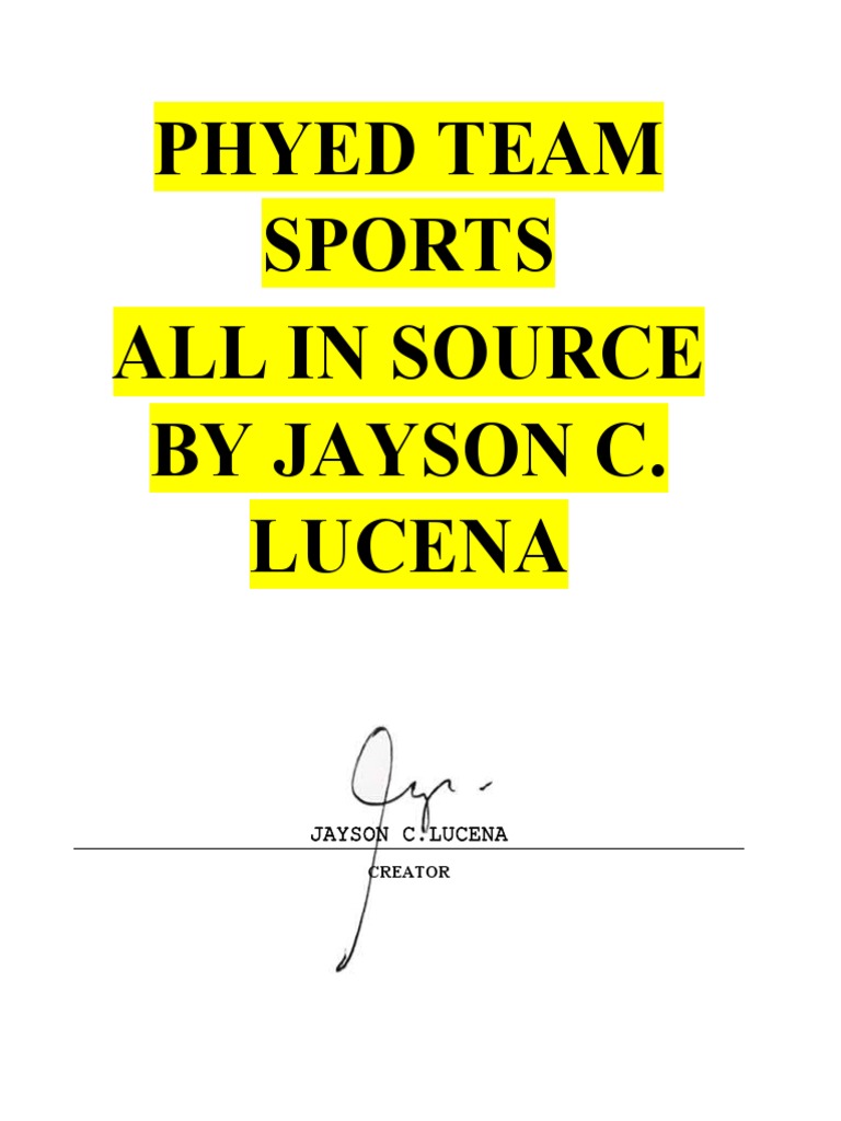 Team-Sports All Source by Jayson Lucena | PDF | Volleyball | Teams