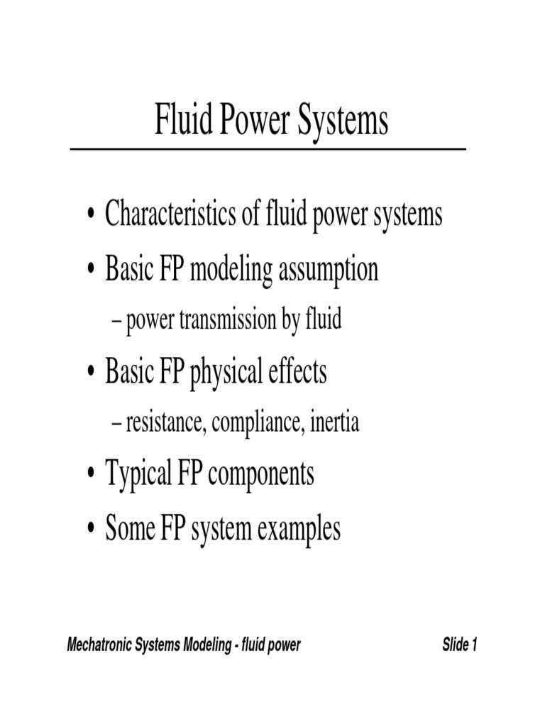 Unit6 FluidPower PDF | PDF | Pump | Fluid Dynamics
