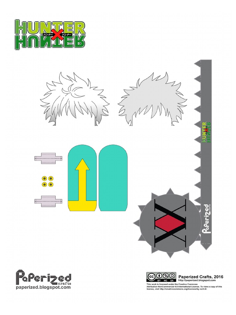Hunter X Hunter - Killua Paperized PDF | PDF