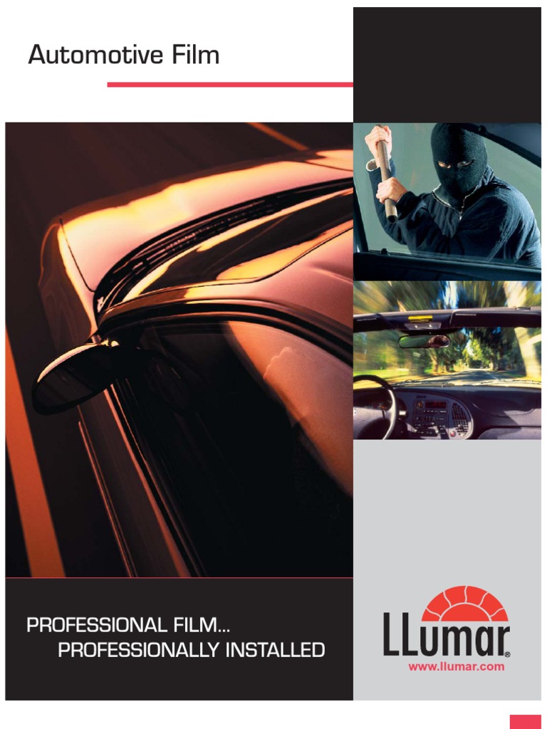 LLumar Auto Specs Global | PDF | Chemistry | Materials