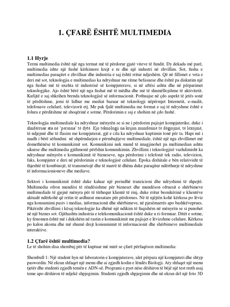 Overview Chapter 1 | PDF