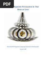 Conversational Hypnosis | PDF | Hypnotherapy | Hypnosis