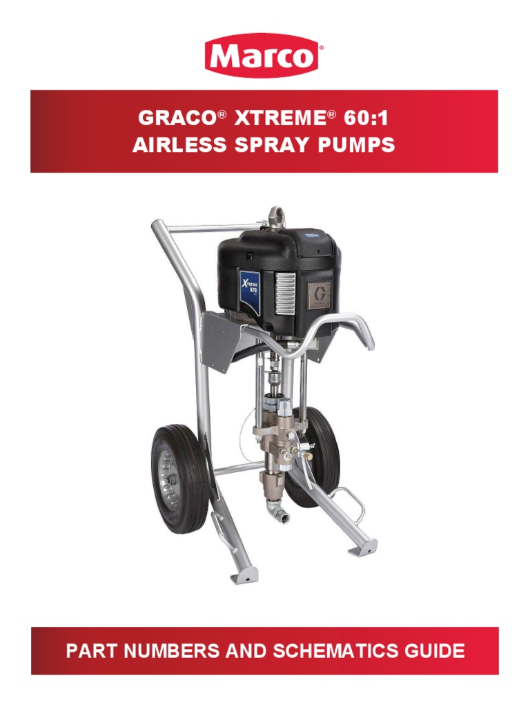 Graco Xtreme 60 1 Airless Spray Pumps - Part Numbers and Schematics ...