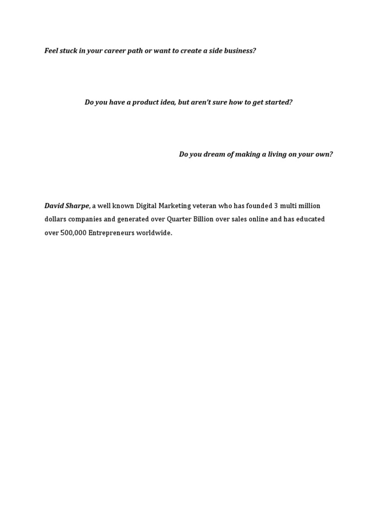 How To Build Online Business | PDF | Electronic Business | Sales