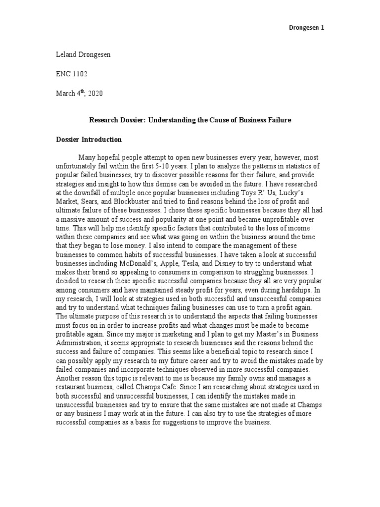 Final Draft Dossier Revised | PDF | Brand | Strategic Management