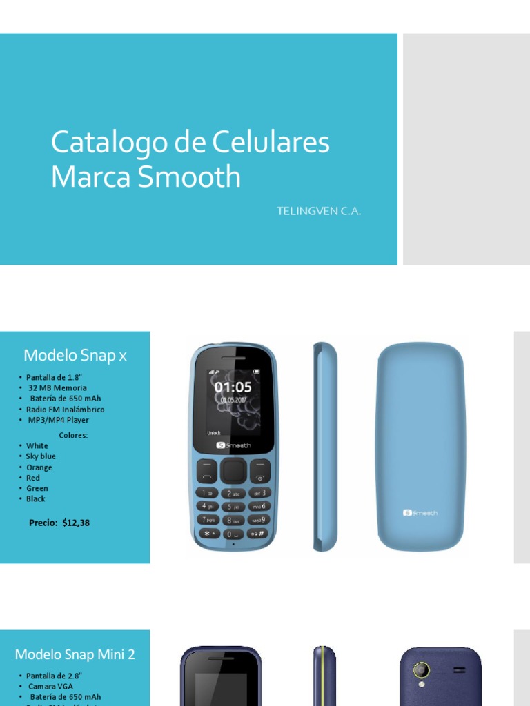 Catalogo de Celulares | PDF | Teleconferencia | Smartphone