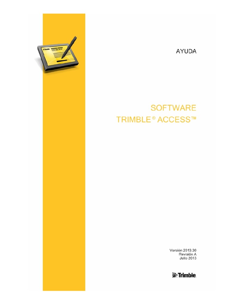 Trimble Access Ayuda PDF | PDF | Archivo de computadora | Microsoft