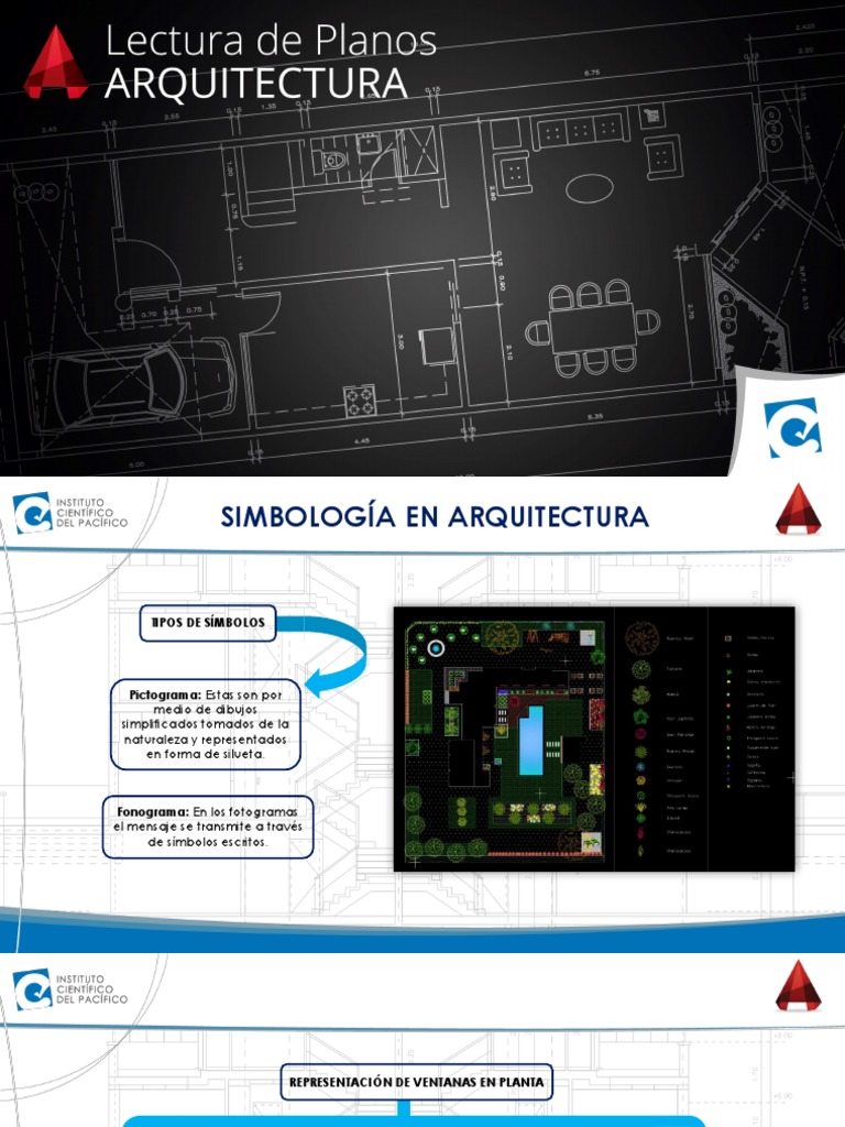 3-Lectura de Planos-Arq-Sesion 2-Simbología en Arquitectura | PDF