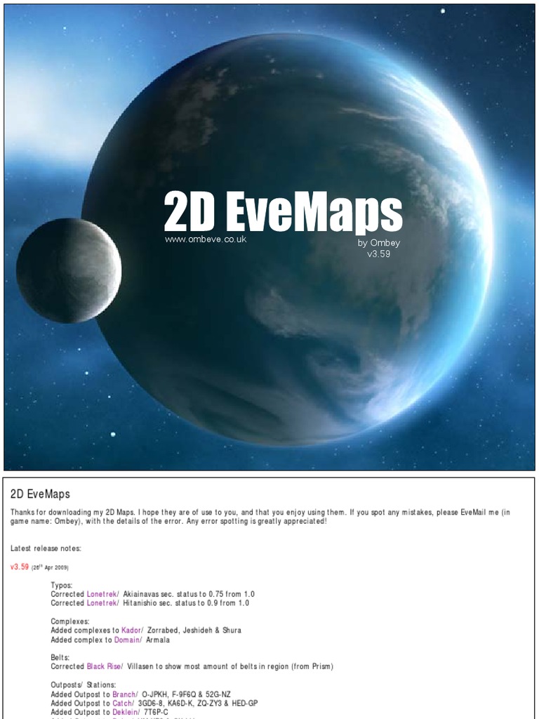 Eve 2d Maps | PDF | Nature | Business