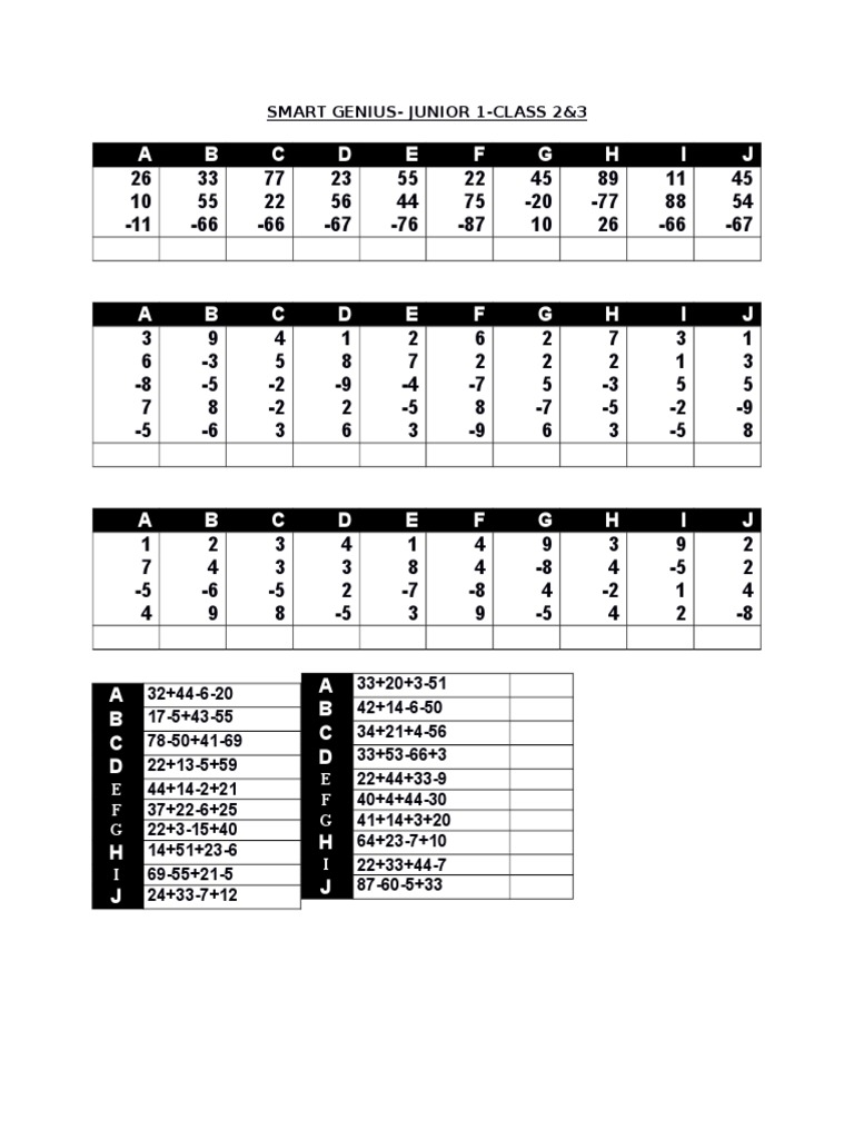 Junior Maths Class 2 Workbook PDF | PDF | Teaching Methods & Materials