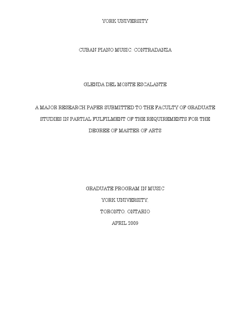 Cuban Piano Music - Contradanza | PDF | Slavery | Entertainment (General)