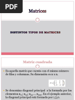 Mapa Conceptual Tipos de Matrices. Parra García Andrés Manuel PDF | PDF