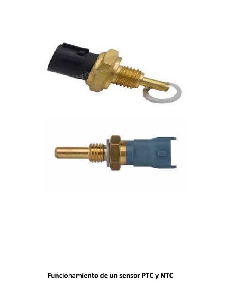 Funcionamiento de Un Sensor PTC y NTC | PDF