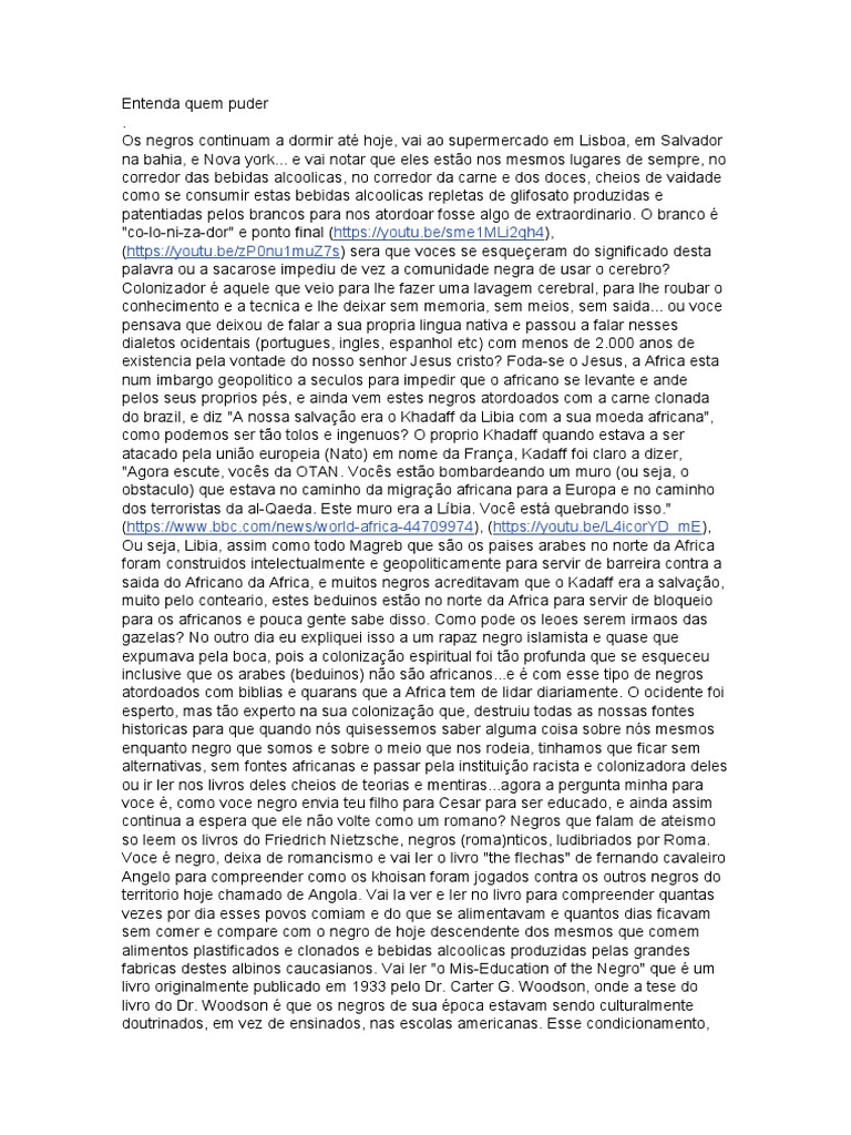 Alimentacao e Lovros - Randy Neto | PDF | África | Negros