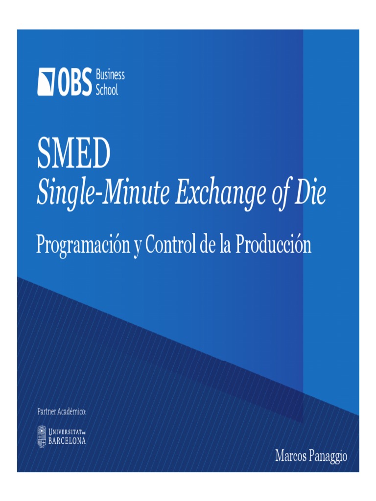 04 - Sistema Lean - SMED | PDF | Neumático | Fabricación e ingeniería