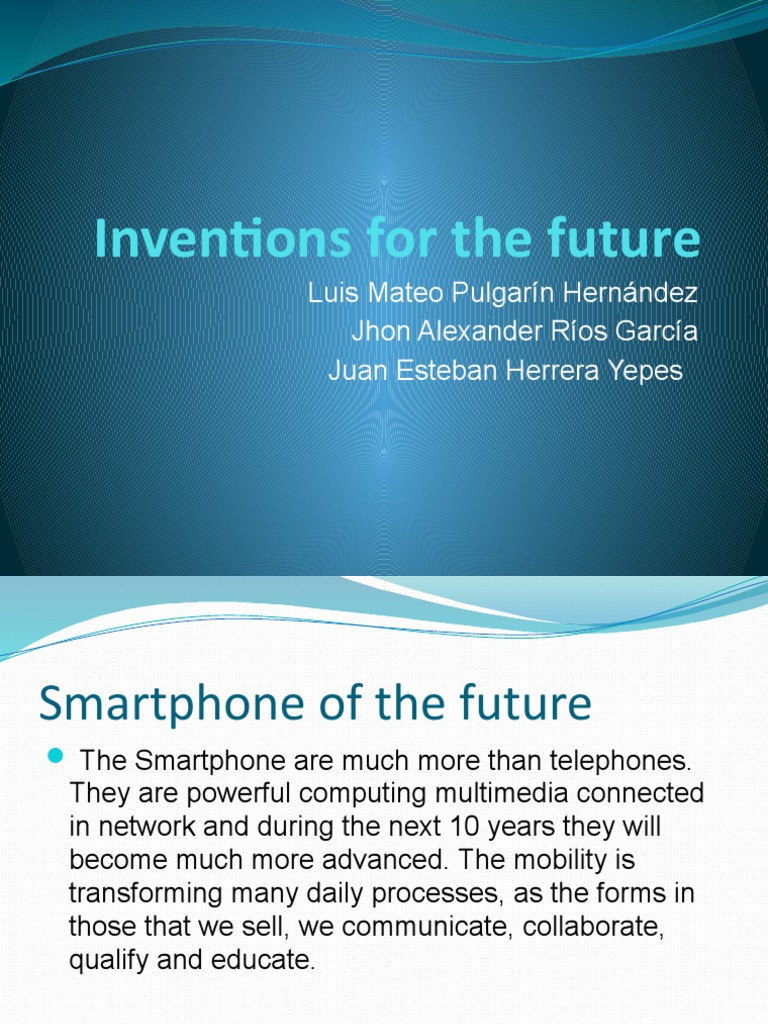 Inventos Del Futuro | PDF | Smartphone | Telephone