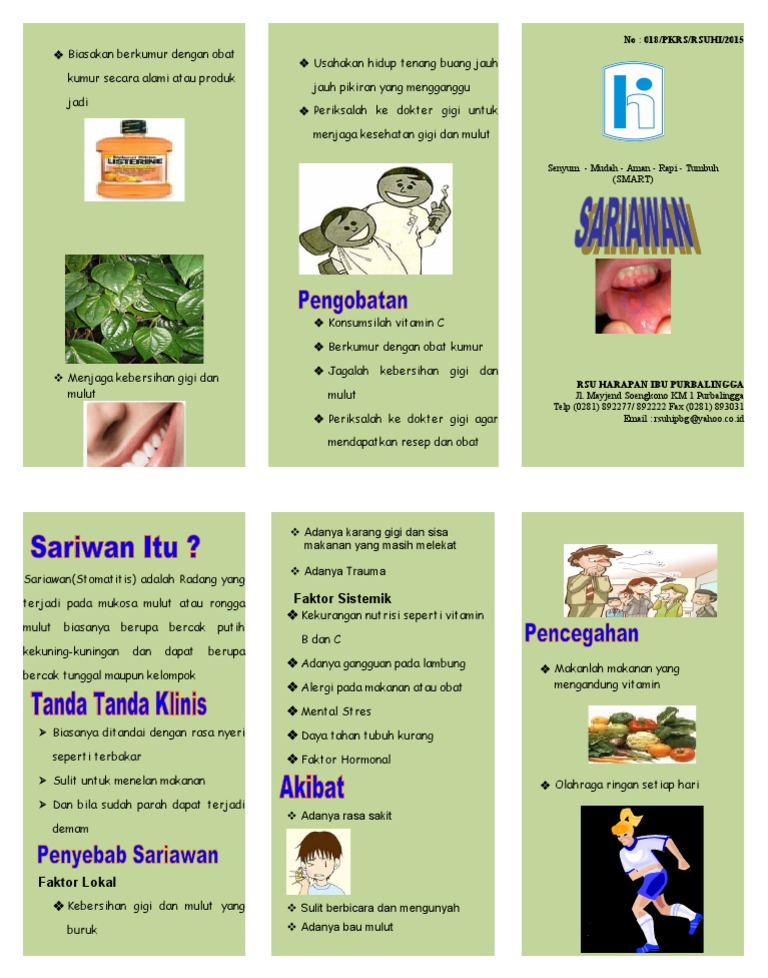 Leaflet Sariawan | PDF