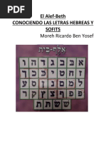 Significado del Alfabeto Hebreo | PDF | Judios y judaísmo | Tora