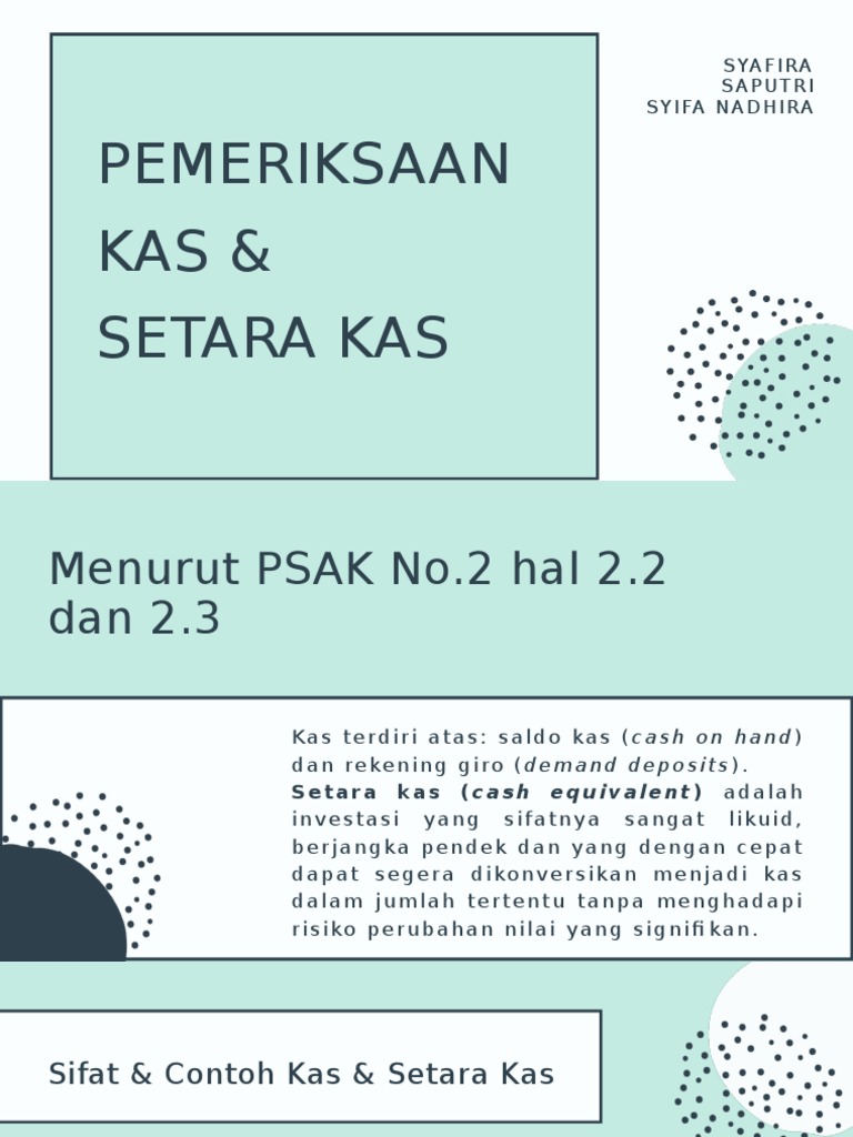 Pemeriksaan Kas Dan Setara Kas | PDF