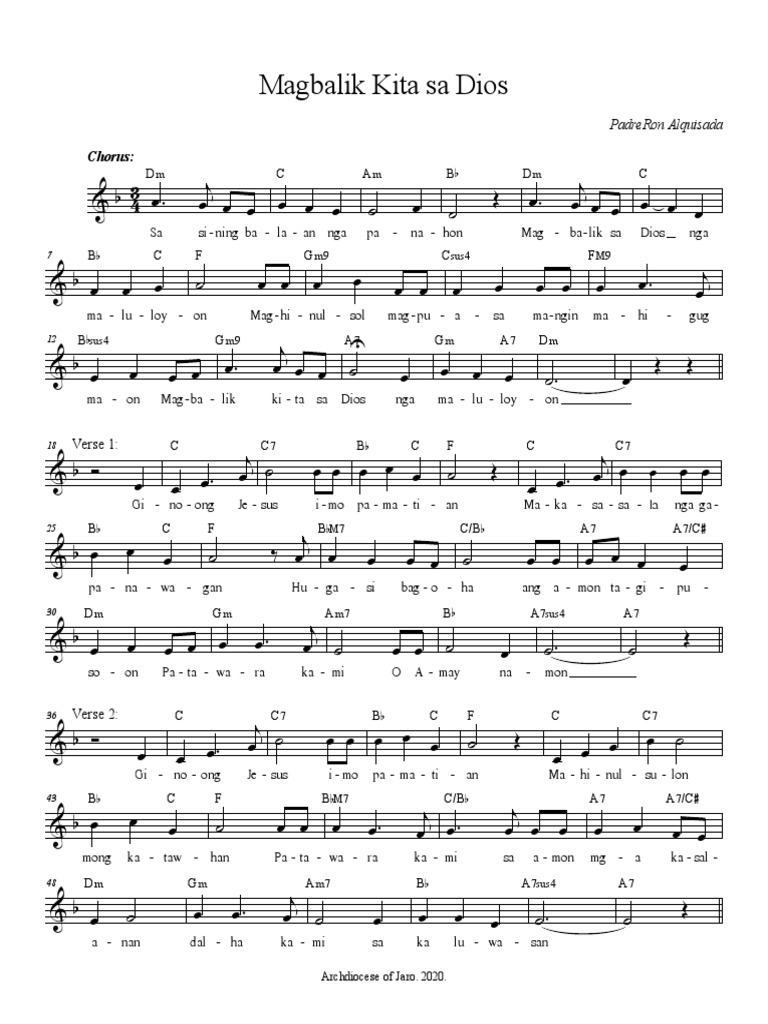 Magbalik Sa Dios PDF | PDF