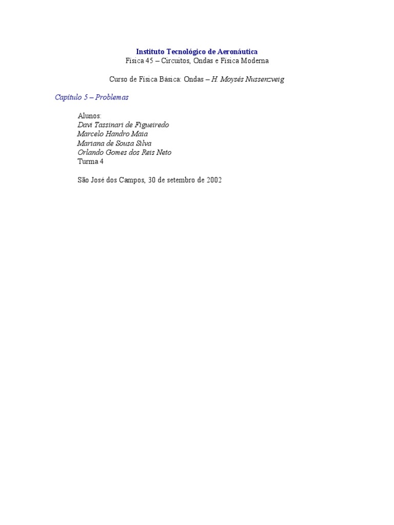 Cap5 Modelo 4 | PDF | Ondas | Frequência