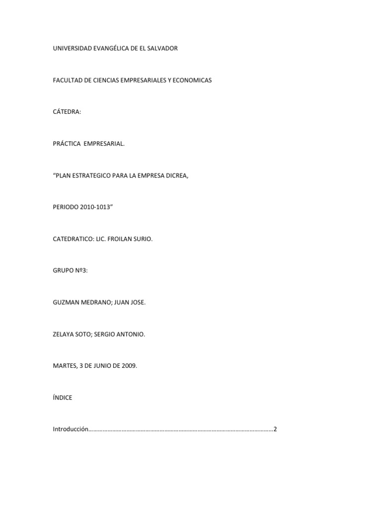 Documento encriptado o dañado | PDF | Análisis FODA | Planificación