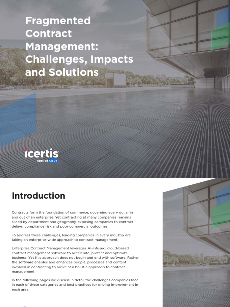 Fragmented Contract Management: Challenges, Impacts and Solutions | PDF ...