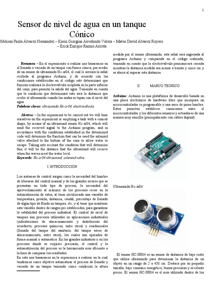 Informe Parcial 1 Sensores Y Actuadores Descargar Gratis Pdf Automatización Sensor 