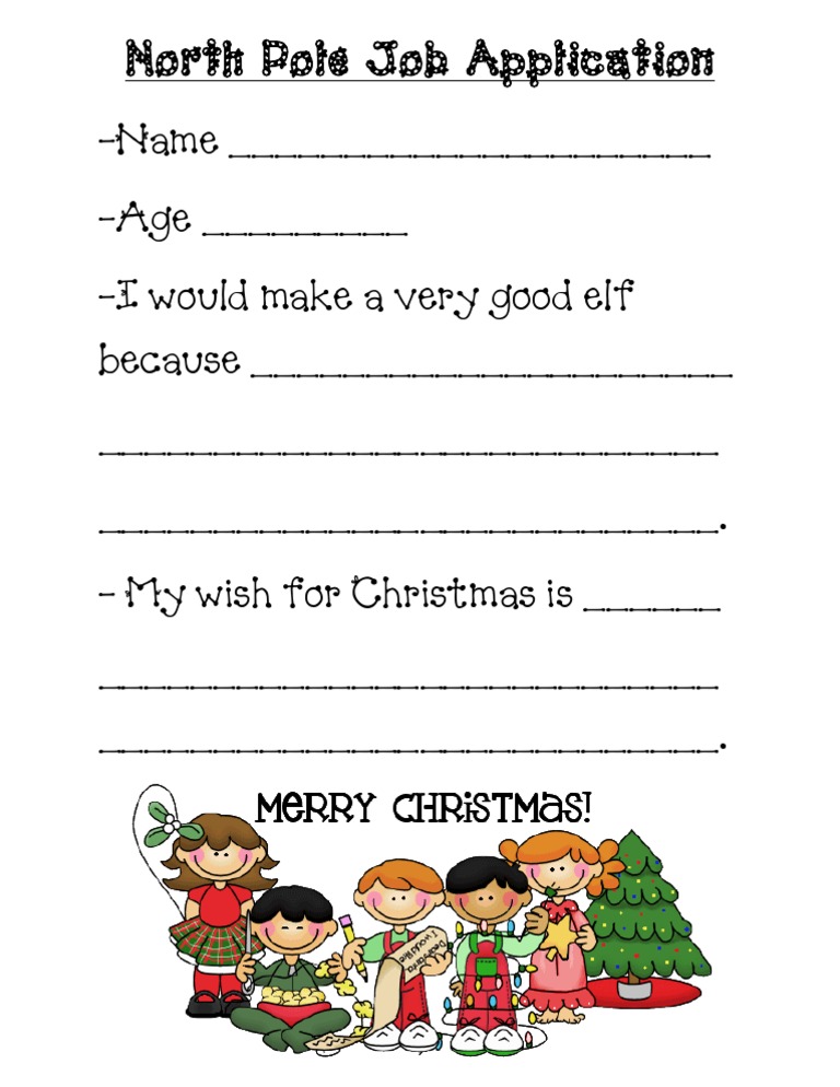 North Pole Job Application-Test | PDF