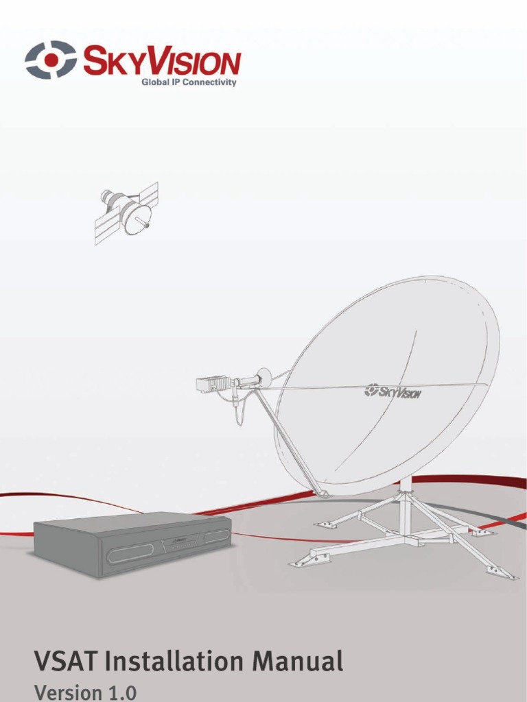 SkyVision VSAT Installation Manual (Version 1) | PDF | Coaxial Cable ...