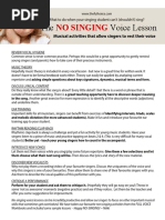 The Vocal Lesson Plan | PDF | Singing | Larynx