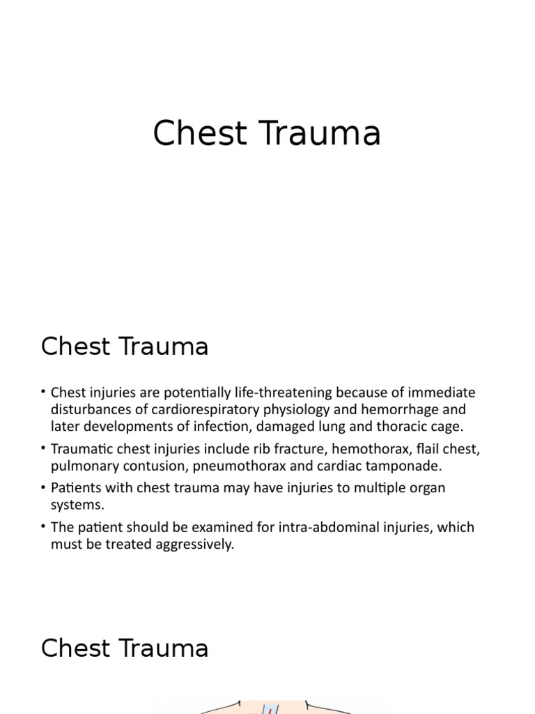 Chest Trauma | PDF | Thorax | Thorax (Human Anatomy)