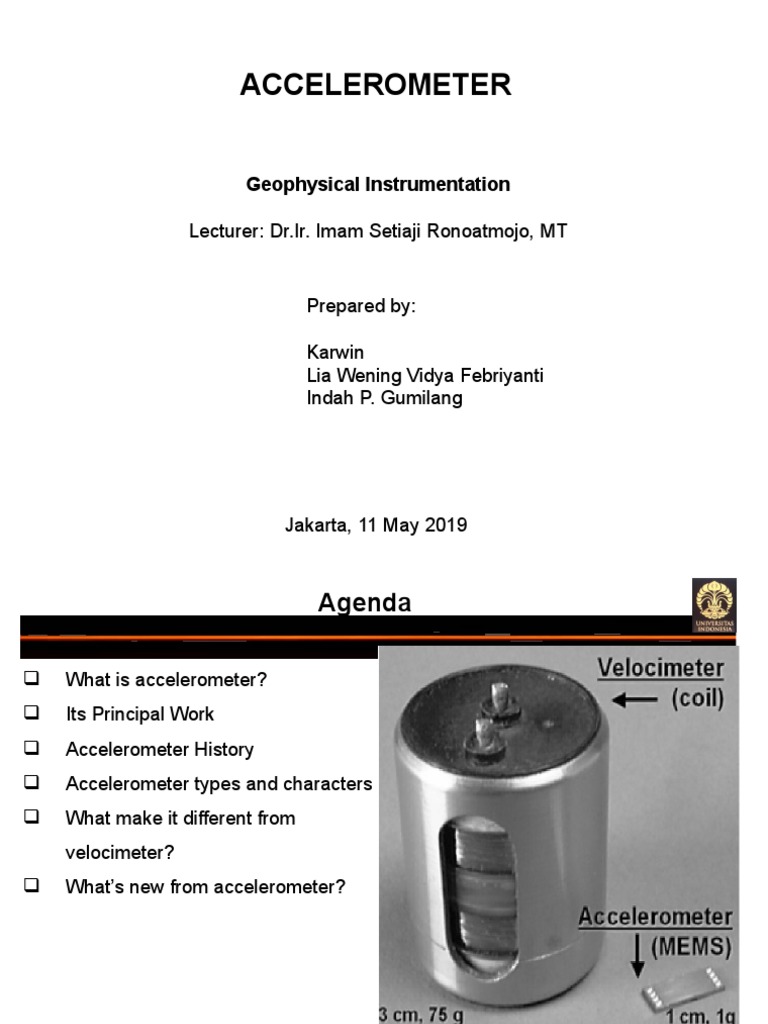 Tugas Kelompok2 - Accelometer | PDF | Accelerometer | Bandwidth (Signal Processing)