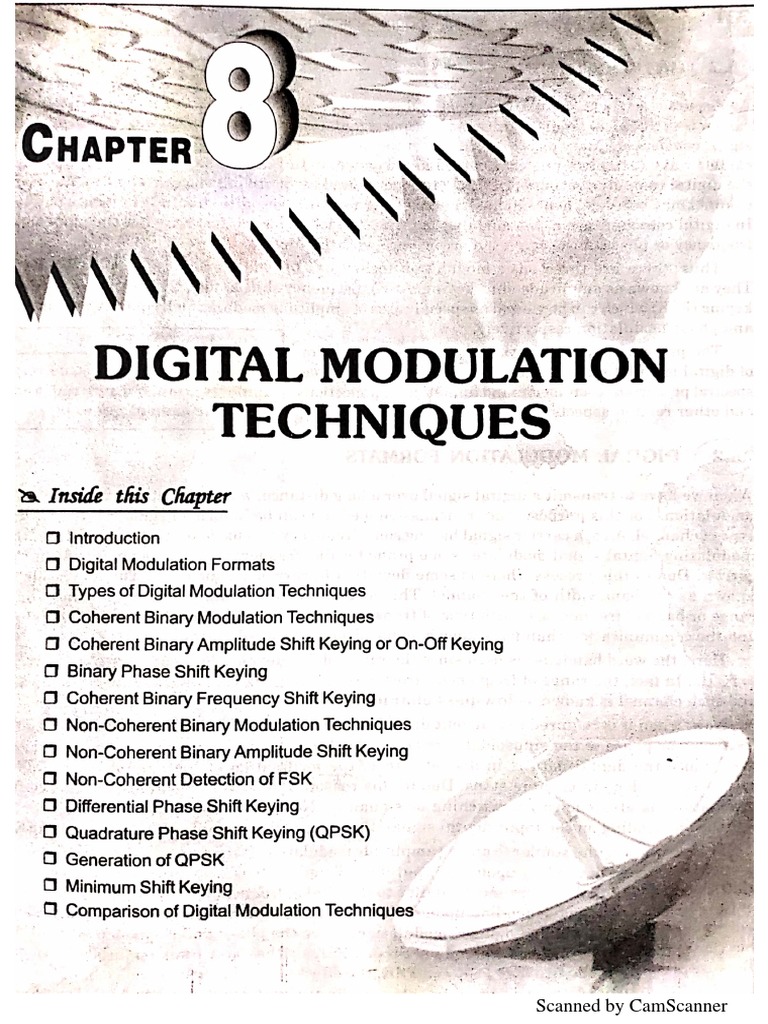 Digital Modulation Techniques PDF | PDF