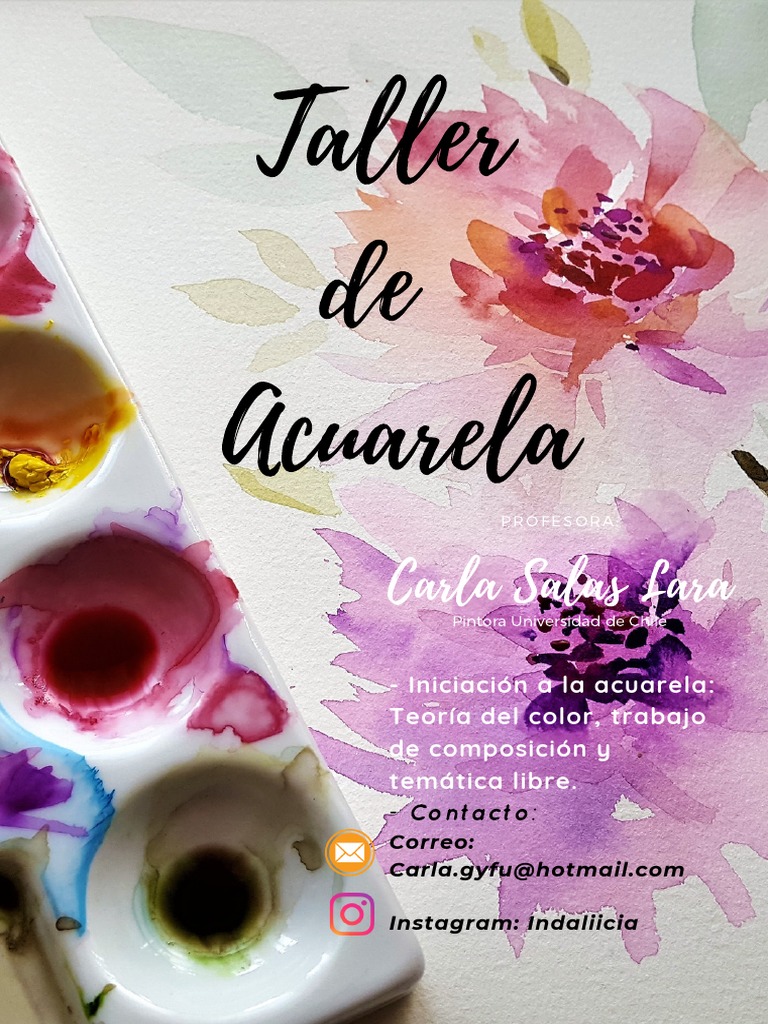 Taller de Acuarela para Principiantes | PDF | Pintura con acuarelas | Color