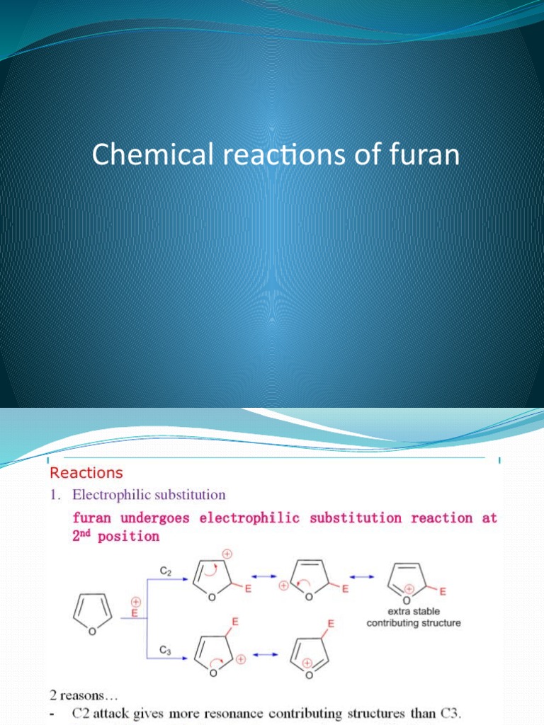 Reactions of Furan | PDF