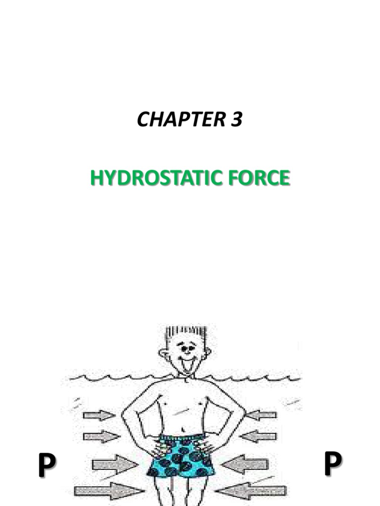 Chapter 3 - Hydrostatic Force | PDF | Pressure | Area