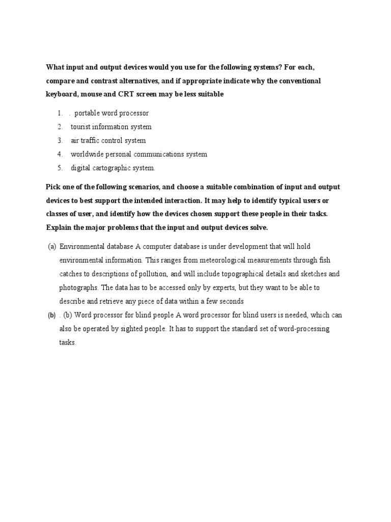 Class Work Prectice 2-Design Scenarios | PDF