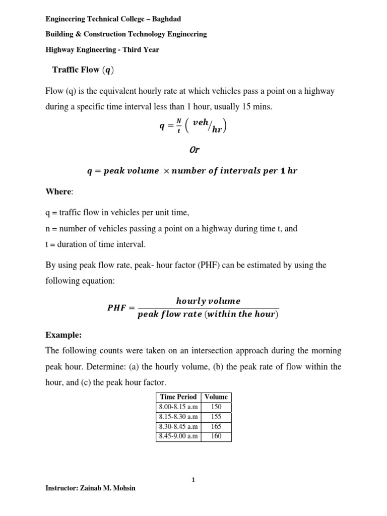 Equivalent Single Axle Load (ESALs) ,... Etc | PDF | Speed | Traffic