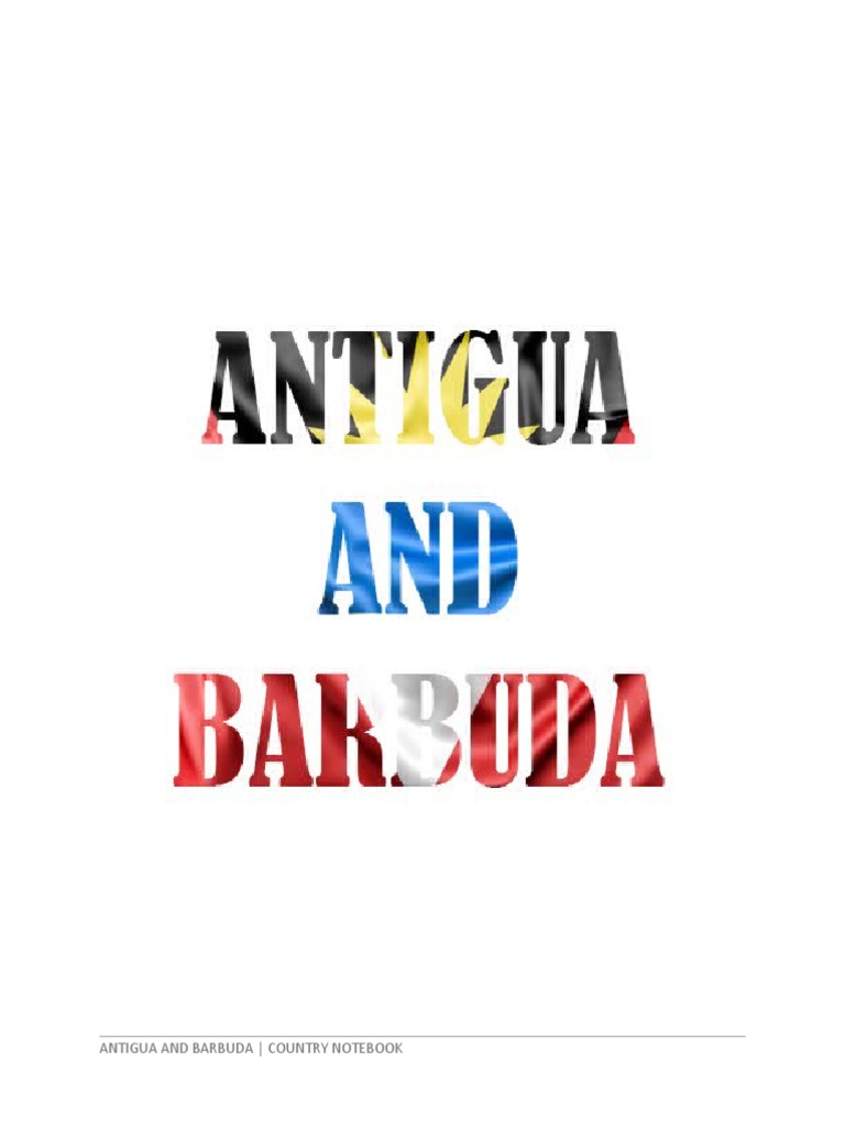 Antigua and Barbuda - Country Notebook | PDF | National Symbols | Flag