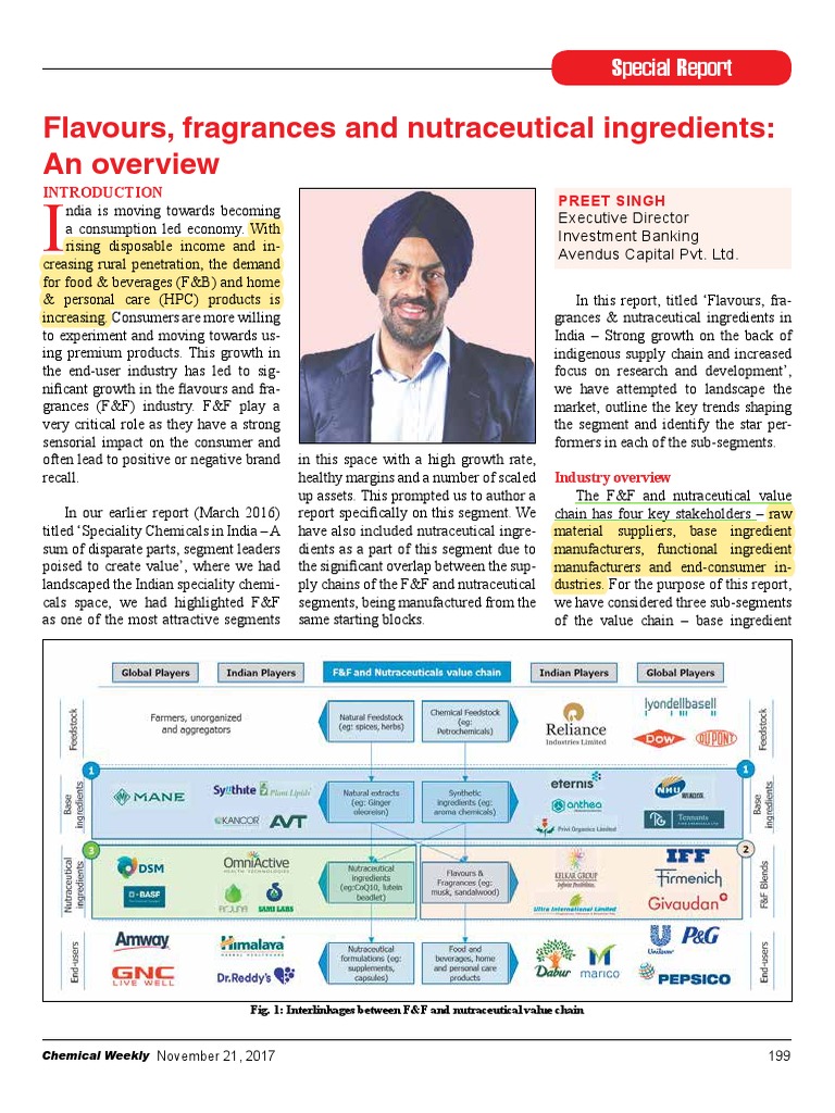 Avendu - Chemical Weekly November 21, 2017 | PDF | Nutraceutical ...