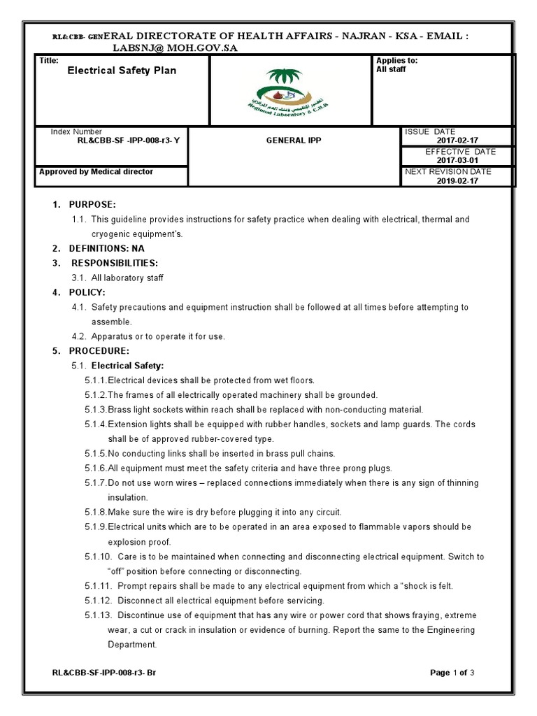 Eral Directorate of Health Affairs - Najran - Ksa - Email: Labsnj@ Moh ...