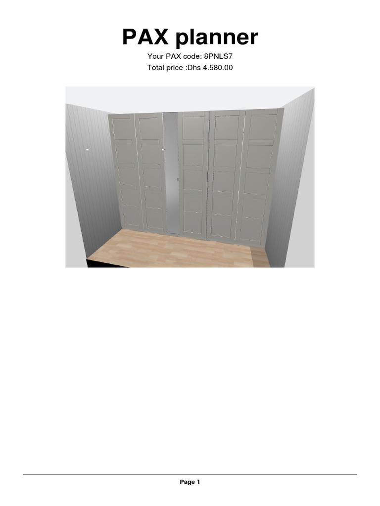 PAX Planner: Your PAX Code: 8PNLS7 Total Price:dhs 4.580.00 | PDF ...