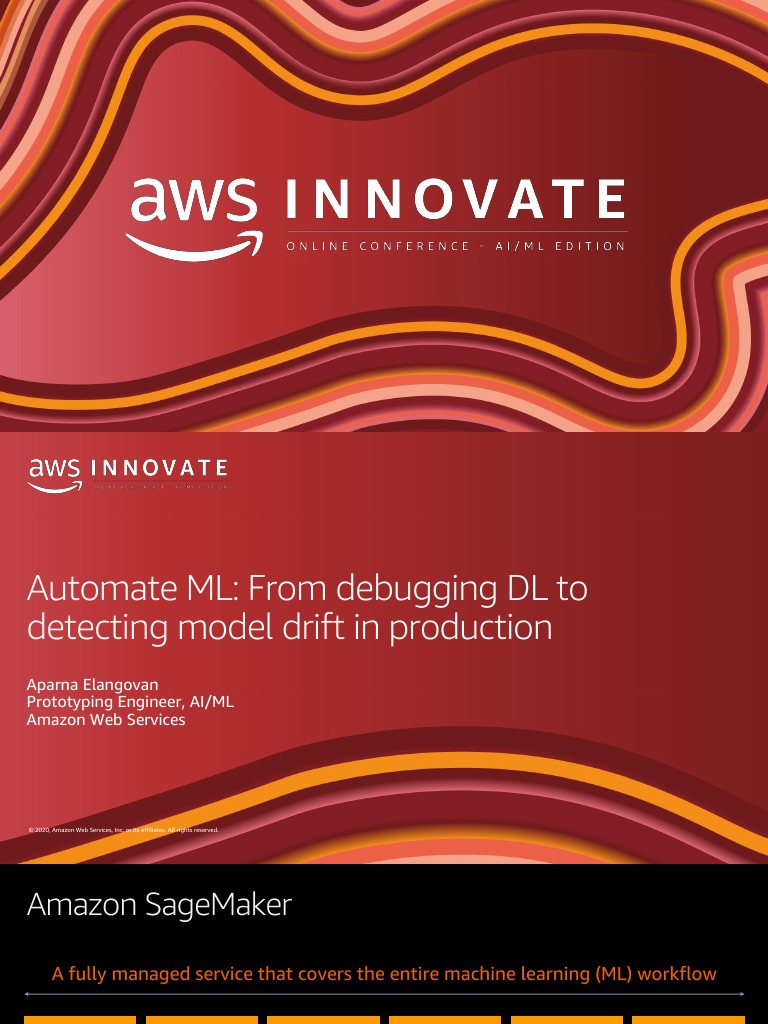 Automate Machine Learning - Aparna Elangovan | PDF | Machine Learning | Amazon Web Services