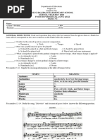 Worksheet No 6 Elements of Music | PDF | Performing Arts | Musicology