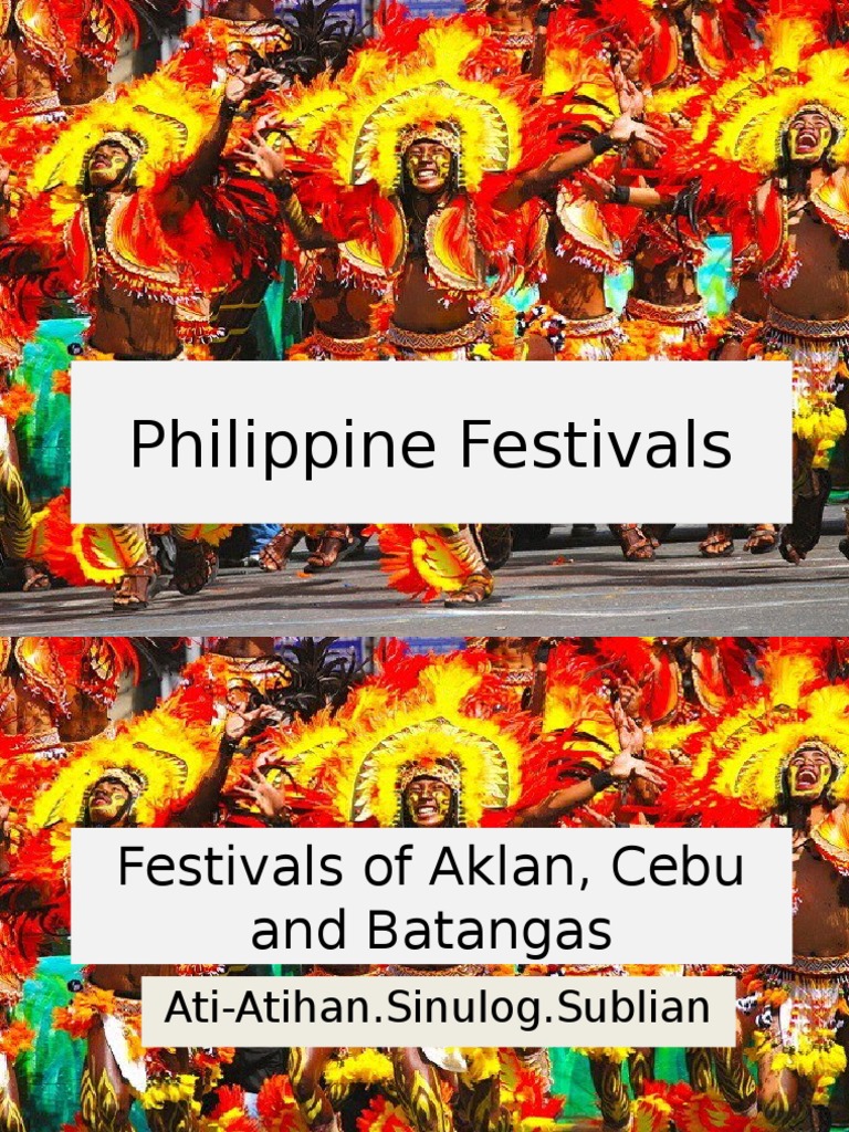 Batangas Sublian Festival Overview | PDF | Cebu | Philippines
