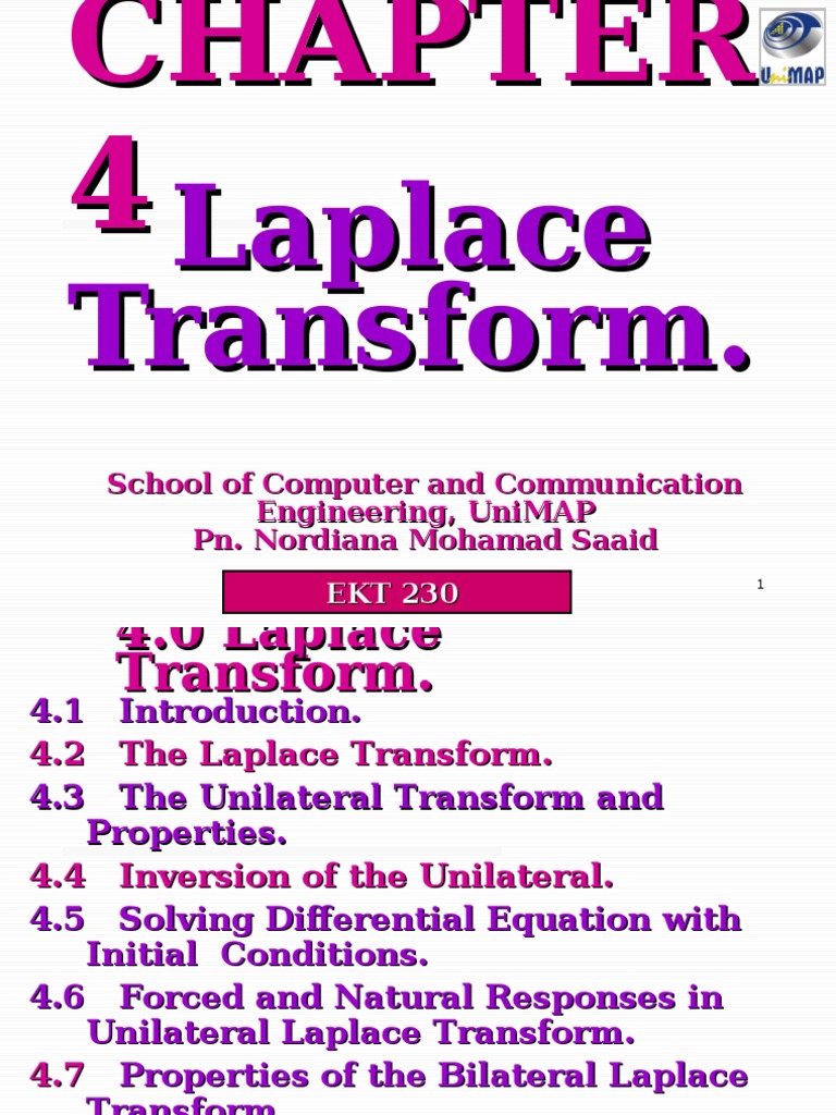 Laplace Transform | PDF | Laplace Transform | Complex Number