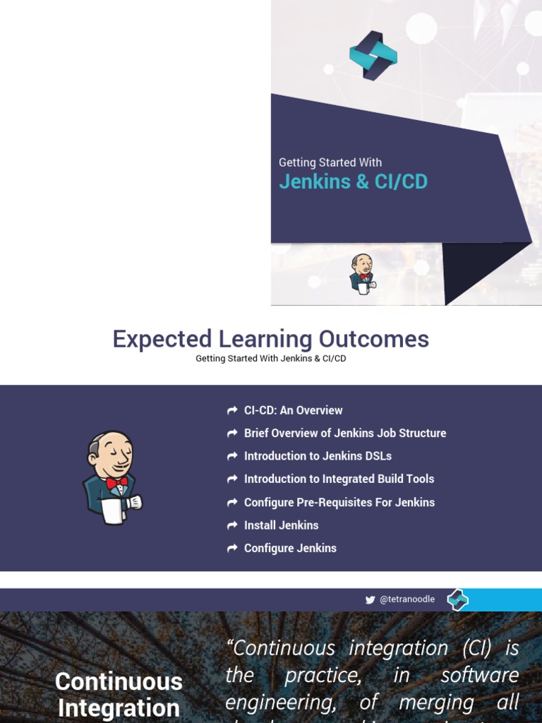 Module 02 Getting Started With Jenkins CI CD PDF | PDF | Software ...