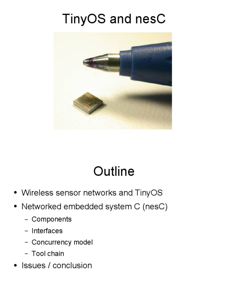 TinyOS Nesc PDF | PDF